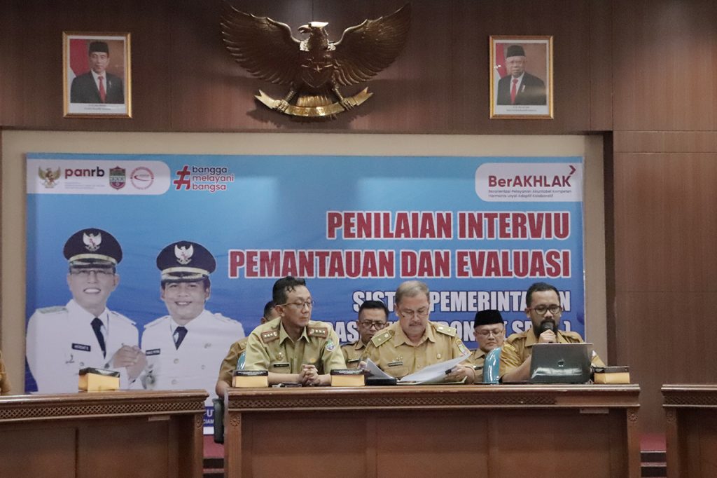 Pemkab Ciamis Ikuti Penilaian dan Interviu Pemantauan Dan Evaluasi SPBE Dari Kemenpan Rb 2023 ...